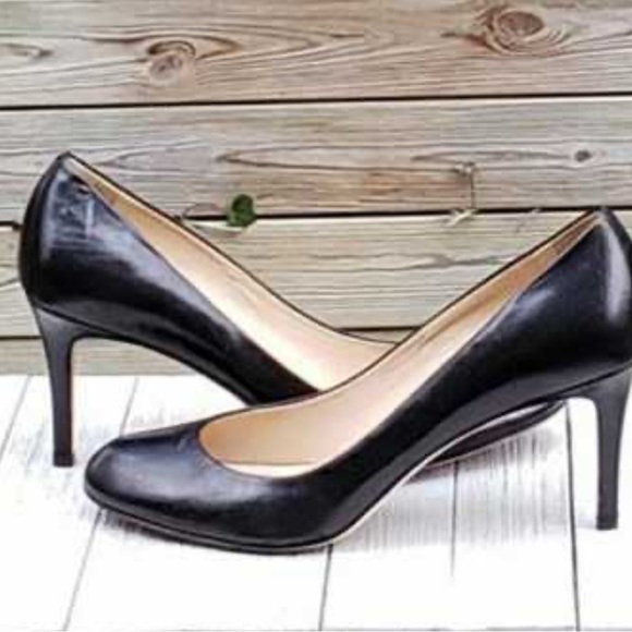 J. Crew | Shoes | J Crew Black Heels With High Stiletto And Classic ...